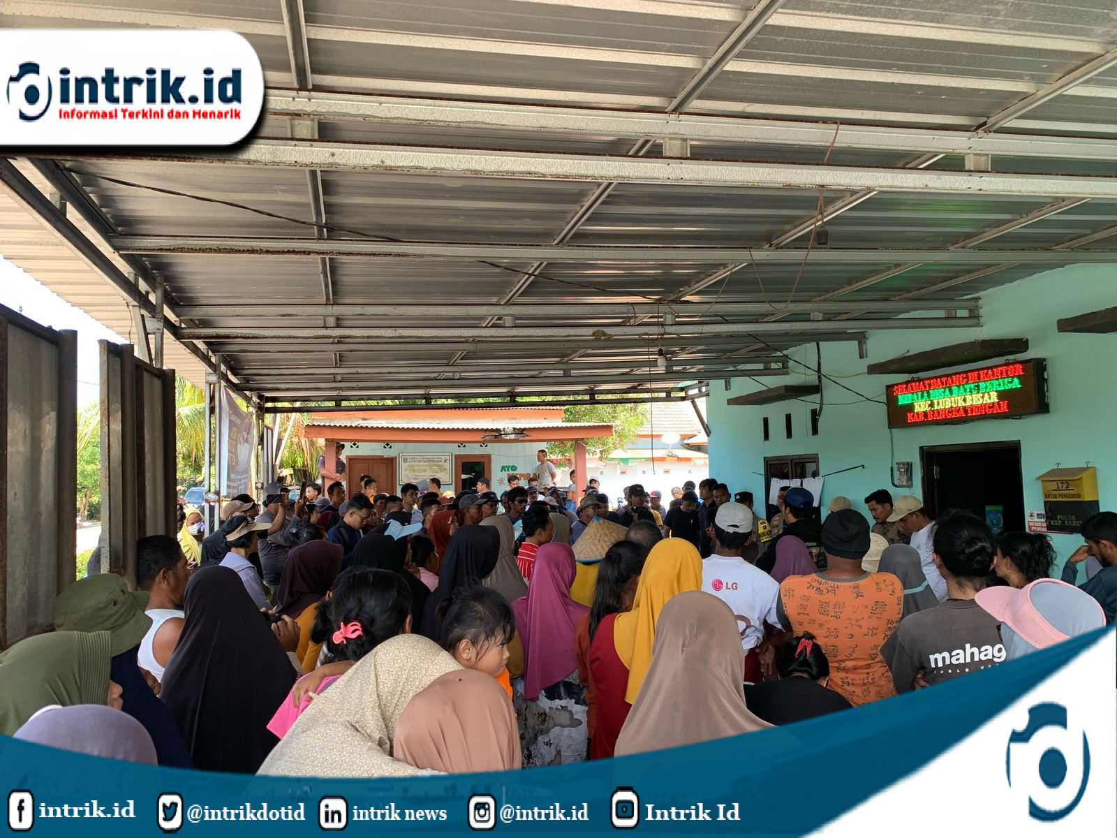 Warga Batu Beriga Usir Ratusan Polisi dan PT Timah | INTRIK.ID