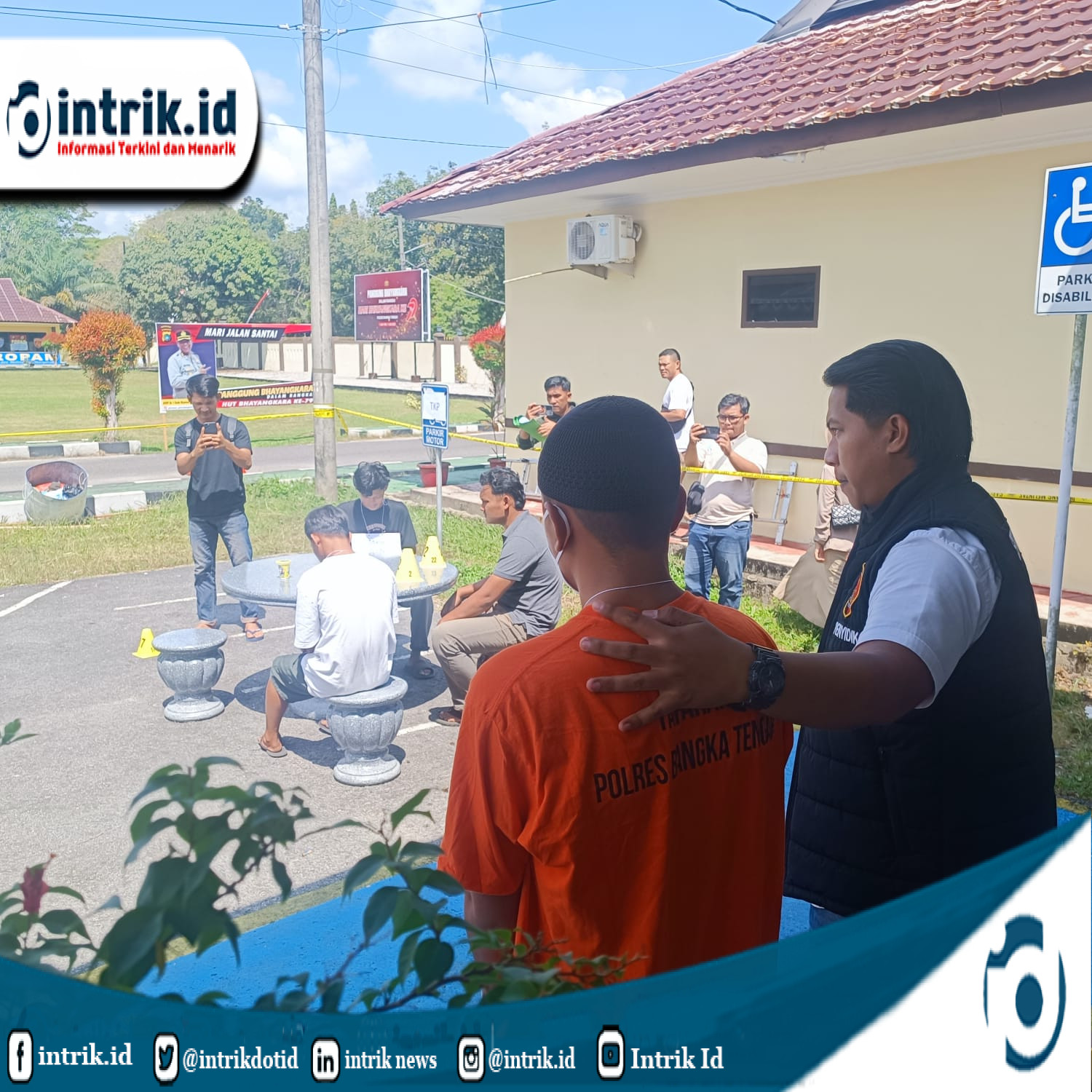 25 Adegan Dipergakan Pelaku Pembunuhan di Desa Batu Beriga | INTRIK.ID