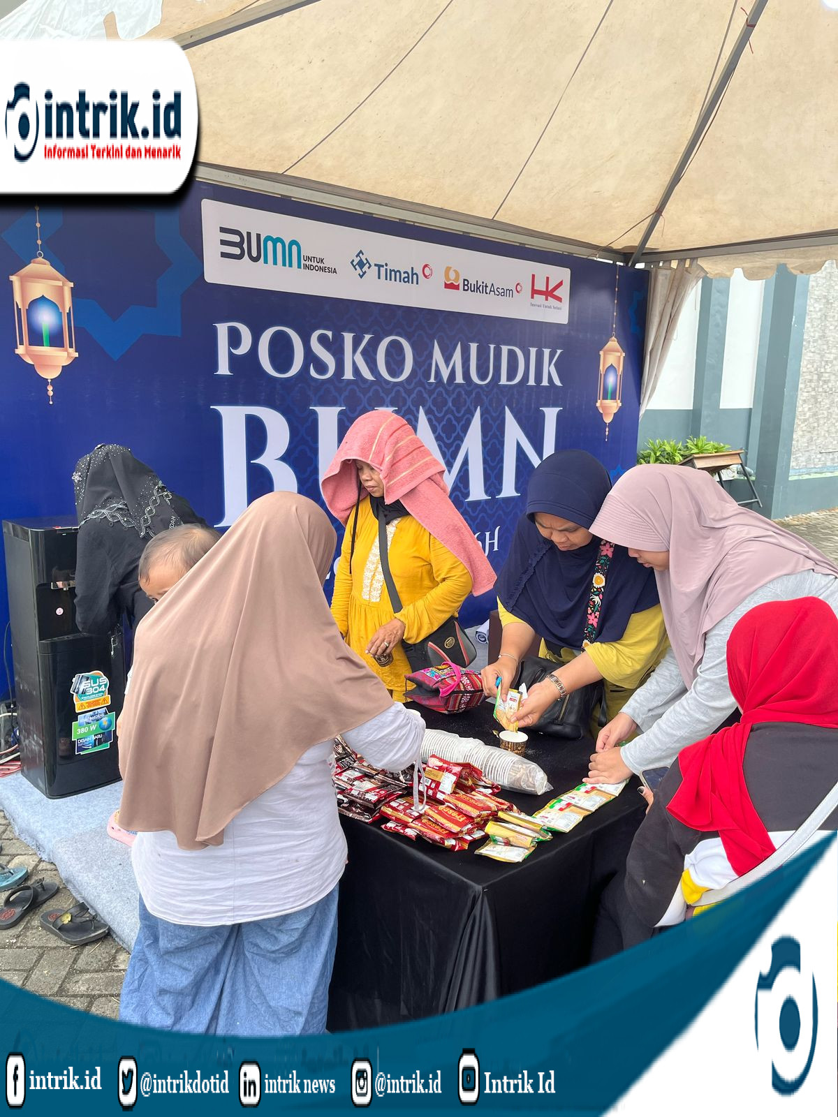 PT Timah Sediakan Posko Pemudik di Trans Sumatera Lampung-Palembang ...